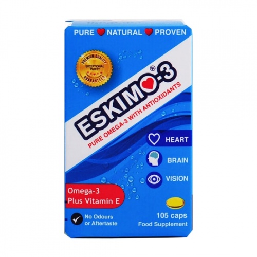 Eskimo 3 Advanced EPA with Vitamin D3 Capsules 50s