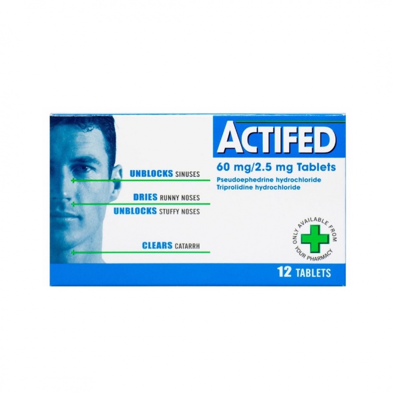 Actifed Tablets 12pk