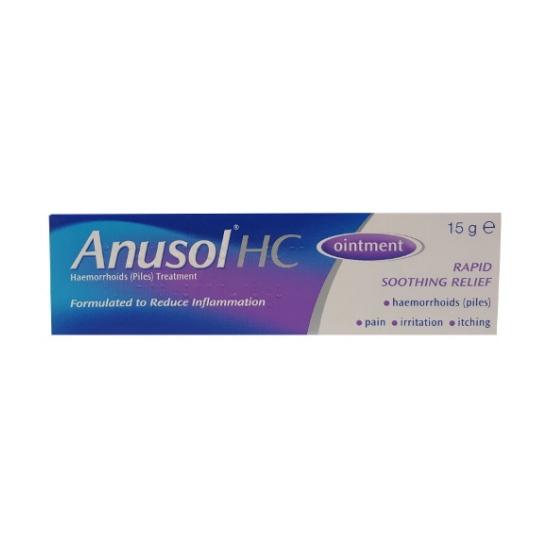 Anusol HC Ointment 15g - mcnallyspharmacy365.com