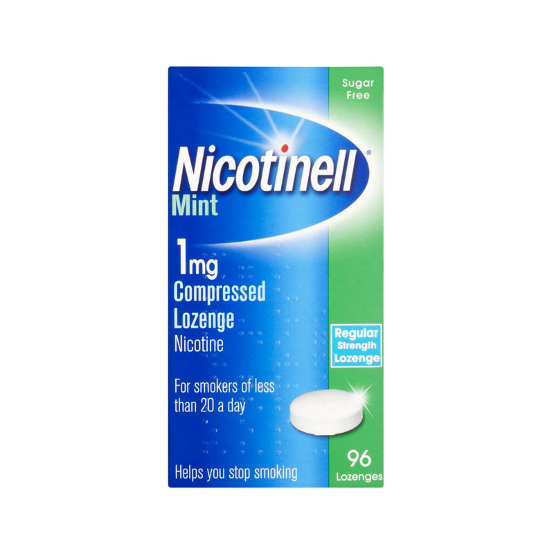 Nicotinell 1mg Mint Lozenge 96 Pack - mcnallyspharmacy365.com