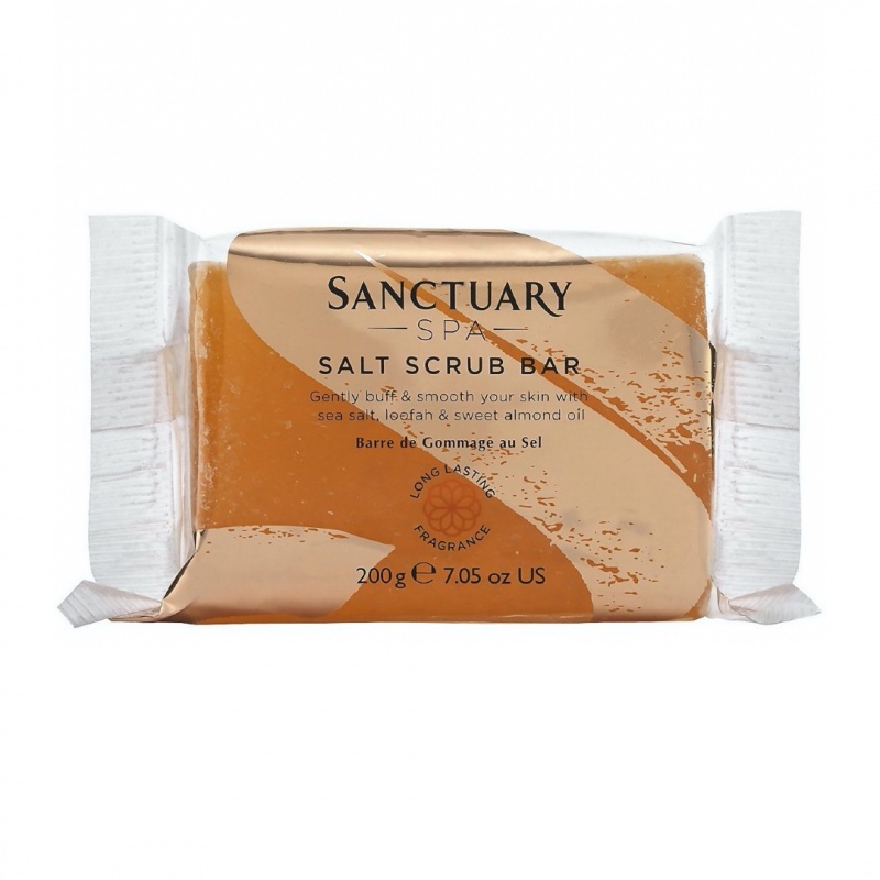 Sanctuary Spa Salt Scrub Bar 200g