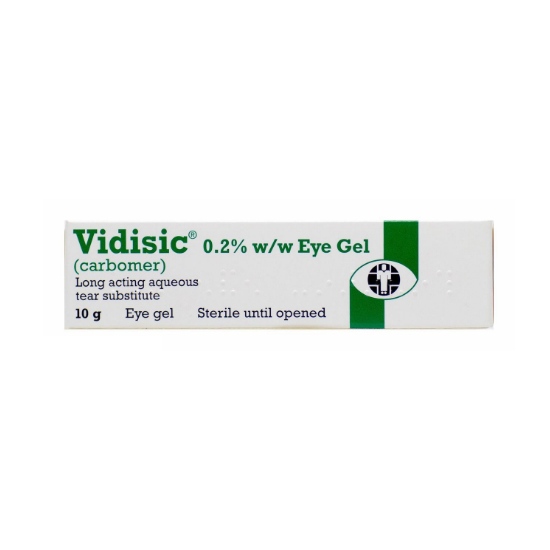 Vidisic Eye Gel 0.2 w/w 10g - mcnallyspharmacy365.com