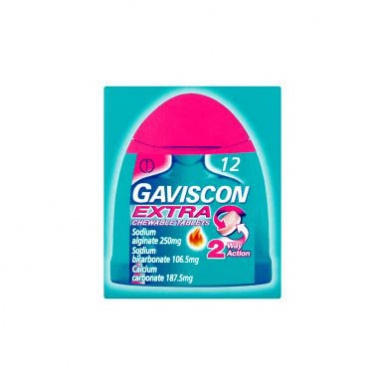 Gaviscon Extra Chewable Peppermint Handy Pack Tablets 12s