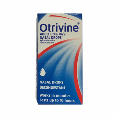 Otrivine Adult Nasal Drops 10ml