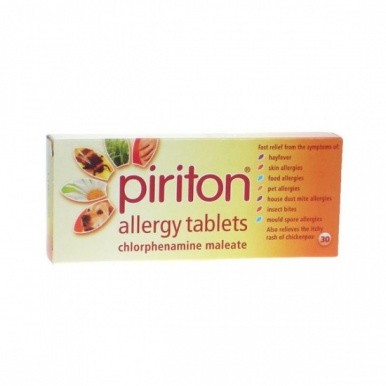 Piriton 4mg Tablets 30's